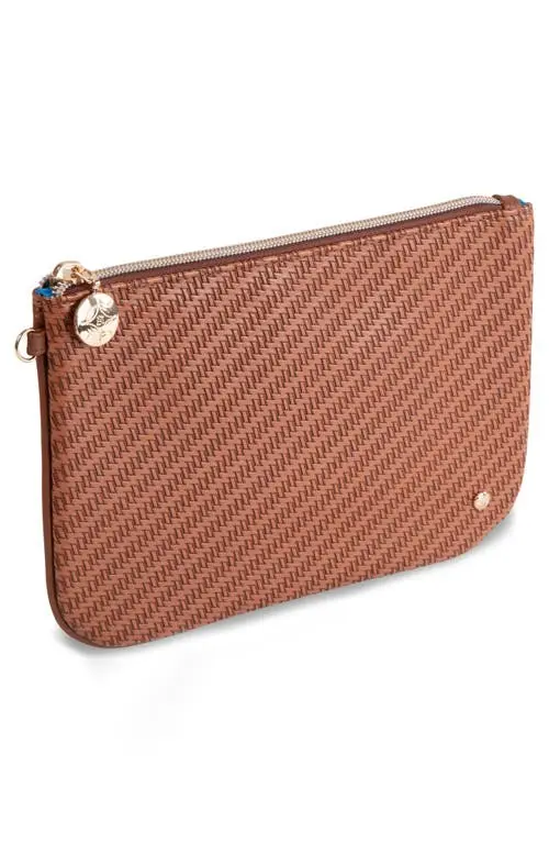 Stephanie Johnson Aria Large Flat Pouch - Cognac