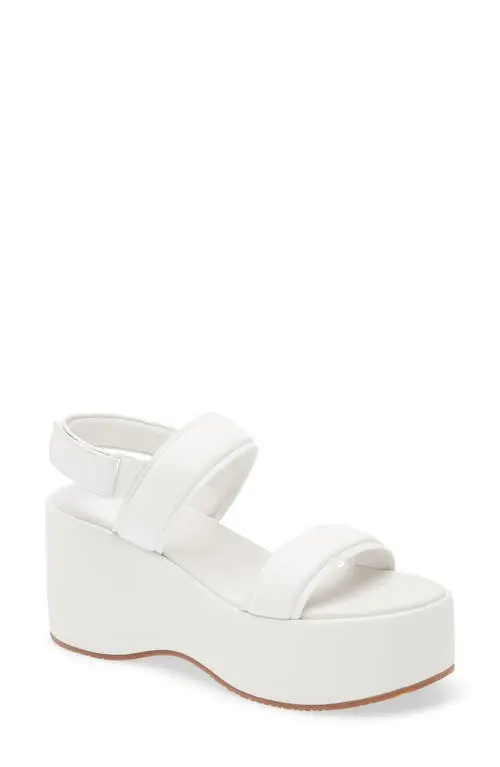 CHOCOLAT BLU Kande Slingback Platform Wedge Sandal