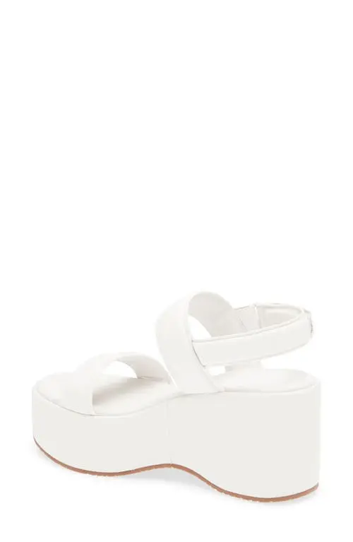 CHOCOLAT BLU Kande Slingback Platform Wedge Sandal