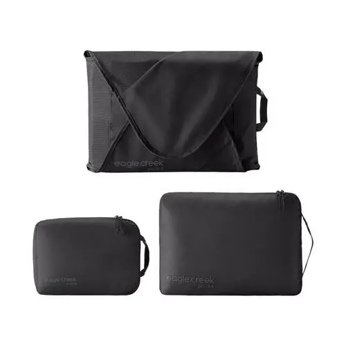 EAGLE CREEK Pack-it Starter Set: Garment Organizer & Compression Cubes - Black