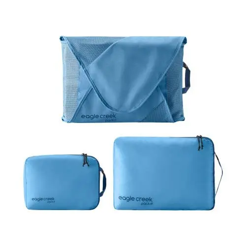 EAGLE CREEK Pack-it Starter Set: Garment Organizer & Compression Cubes - Blue Dawn