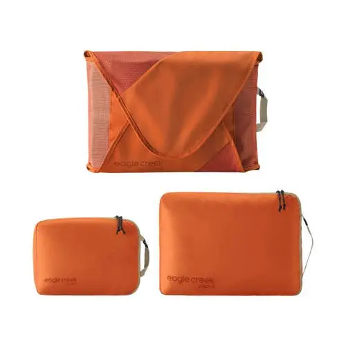 EAGLE CREEK Pack-it Starter Set: Garment Organizer & Compression Cubes - Mandarin