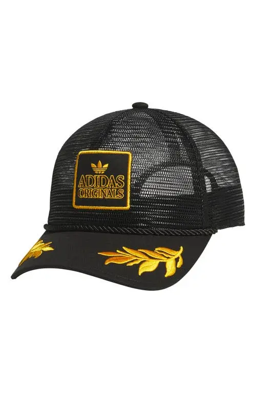 Adidas Major Mesh Trucker Cap - Black/collegiate Gold