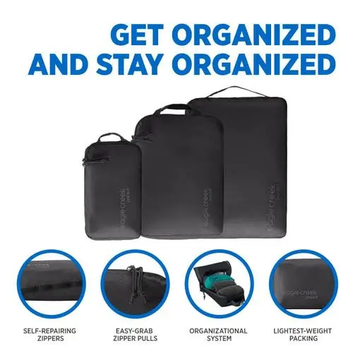 EAGLE CREEK Pack-it Isolate Cube Set Xs/s/m - Black
