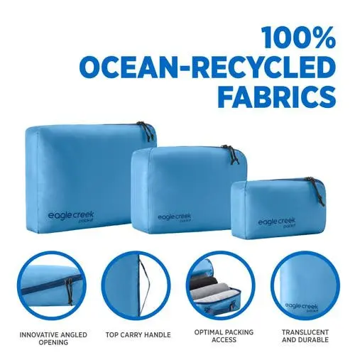 EAGLE CREEK Pack-it Isolate Cube Set Xs/s/m - Blue Dawn