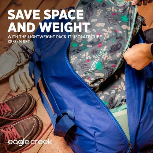 EAGLE CREEK Pack-it Isolate Cube Set Xs/s/m - Blue Dawn