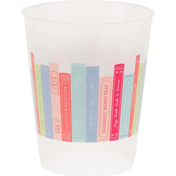 JOLLITY & CO Book Club Flex Cups - Bookshelf