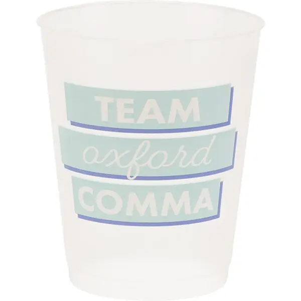 JOLLITY & CO Book Club Flex Cups - Team Oxford Comma