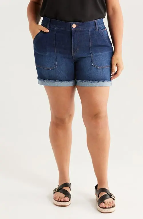 Wit & Wisdom Patch Pocket Denim Shorts