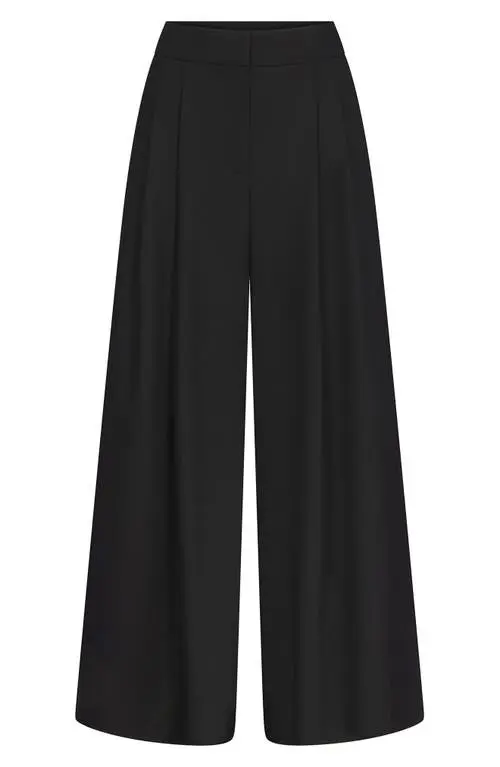 Naked Wardrobe Suiting Oversize Wide Leg Pants - Black
