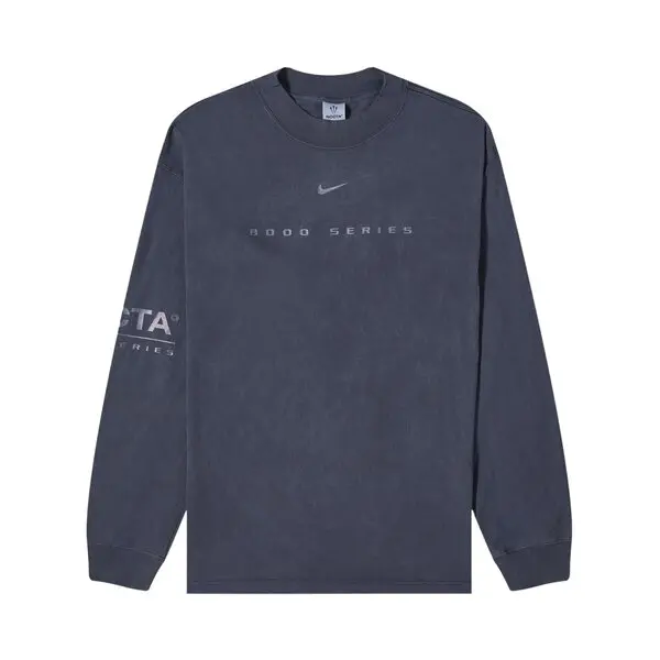 Nike X Nocta Nrg Long-sleeve Mock Neck T-shirt - Grey