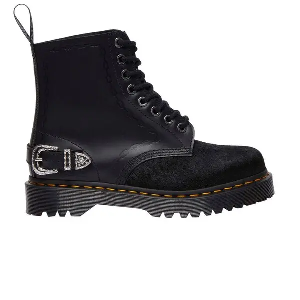 Dr. Martens The Great Frog X 1460 Leather Lace Up Boot - Black