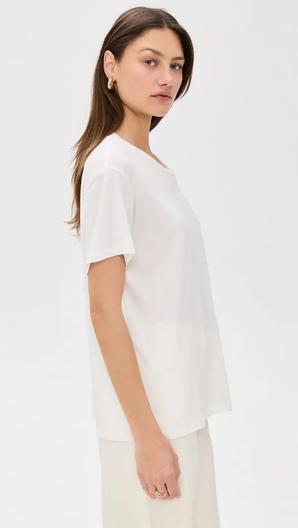 Eterne Short Sleeve Boyfriend T-shirt - Ivory