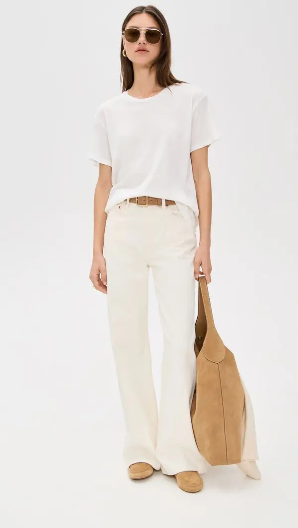 Eterne Short Sleeve Boyfriend T-shirt - Ivory