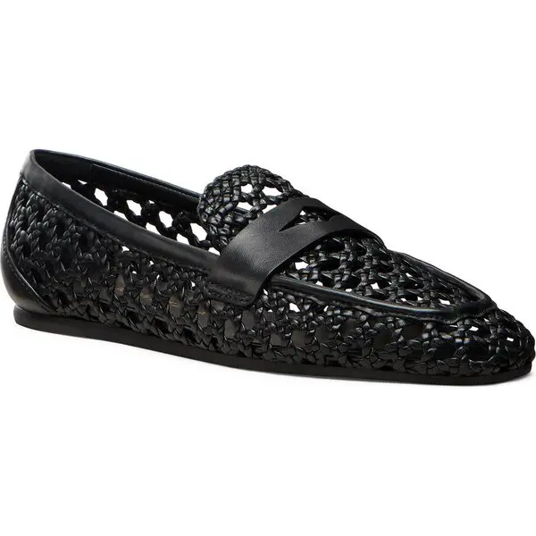 STUART WEITZMAN Thea Woven Penny Loafer