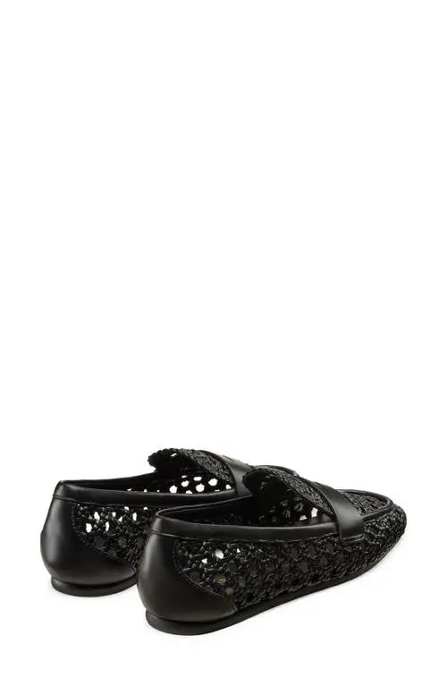 STUART WEITZMAN Thea Woven Penny Loafer
