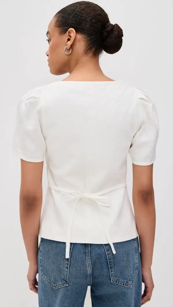 Faithfull The Brand Audrey Linen Vest