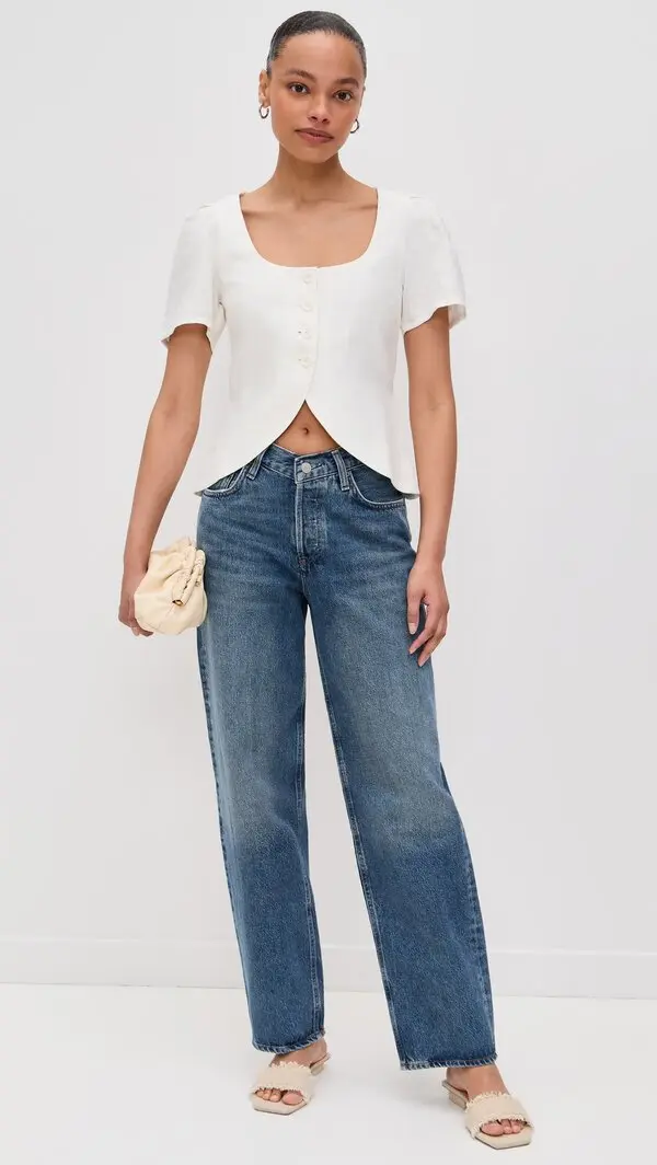 Faithfull The Brand Audrey Linen Vest