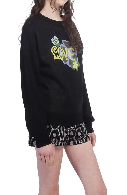 Anna Sui Love Knitwear Sweater - Black Multi