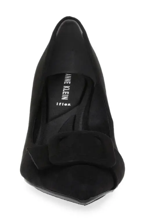 Anne Klein Bentley Buckle Pump - Black