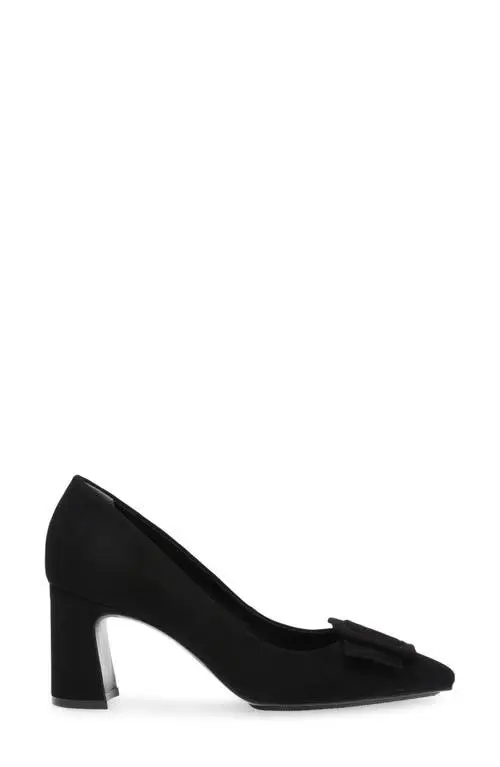 Anne Klein Bentley Buckle Pump - Black