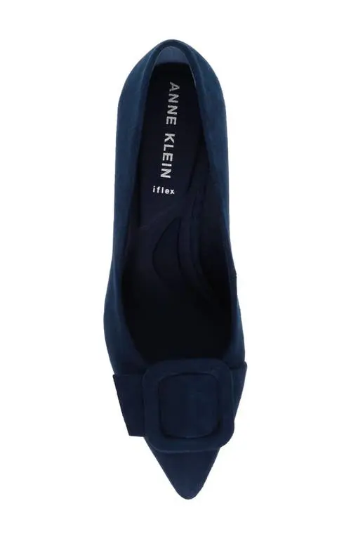 Anne Klein Bentley Buckle Pump - Navy