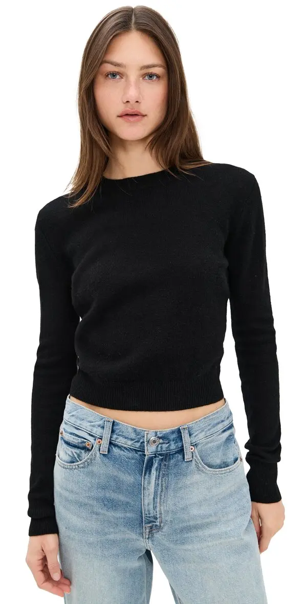 Eterne Francis Cashmere Sweater - Black