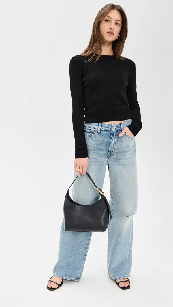 Eterne Francis Cashmere Sweater - Black