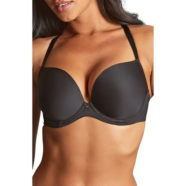 Panache Faith Underwire Super Plunge T-shirt Bra - Noir