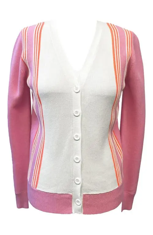 Anna Sui Amalfi Knits Cardigan - Pink Multi