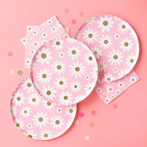 JOLLITY & CO Peace & Love Daisy Large Napkins