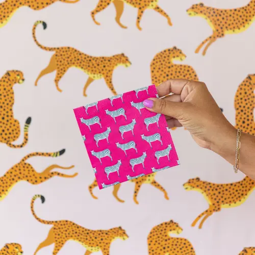 JOLLITY & CO Jungle Animals Large Napkins