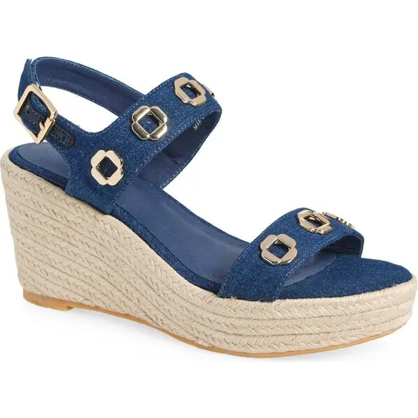 KOKO + PALENKI Echo Slingback Espadrille Platform Wedge Sandal