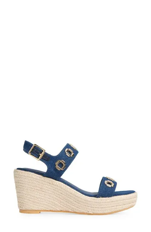 KOKO + PALENKI Echo Slingback Espadrille Platform Wedge Sandal