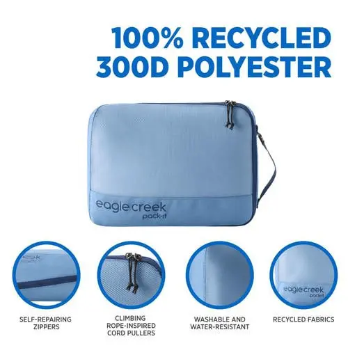 EAGLE CREEK Pack-it Reveal Cube Organizer - Blue Dawn