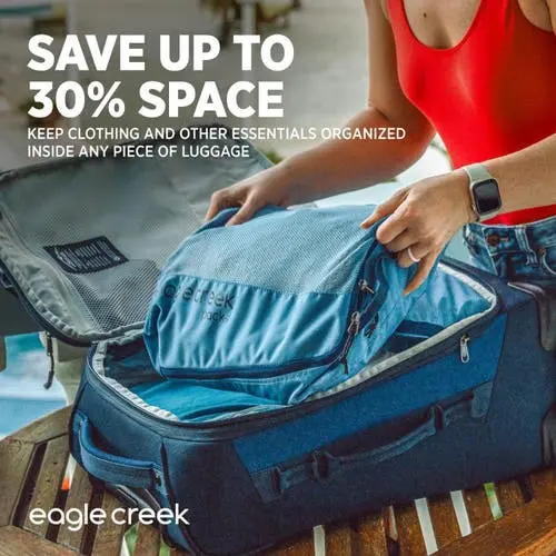 EAGLE CREEK Pack-it Reveal Cube Organizer - Blue Dawn
