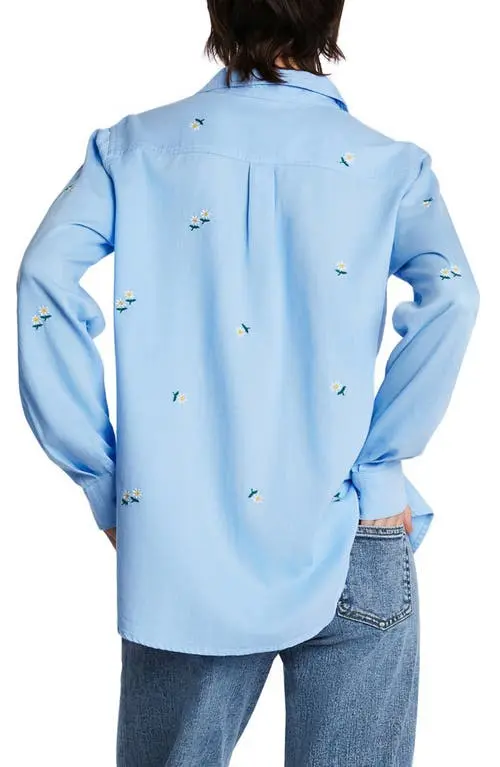 BILLY T Daisy Meadow Embroidered Shirt