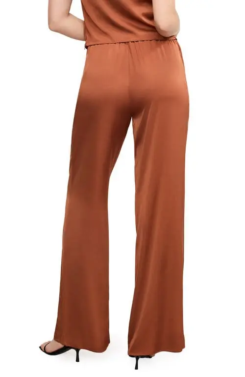 Good American Satin Wide Leg Pants