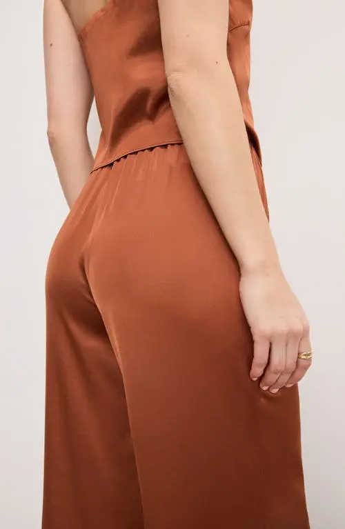 Good American Satin Wide Leg Pants