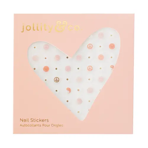 JOLLITY & CO Peace & Love Nail Stickers - Assorted Pre-pack