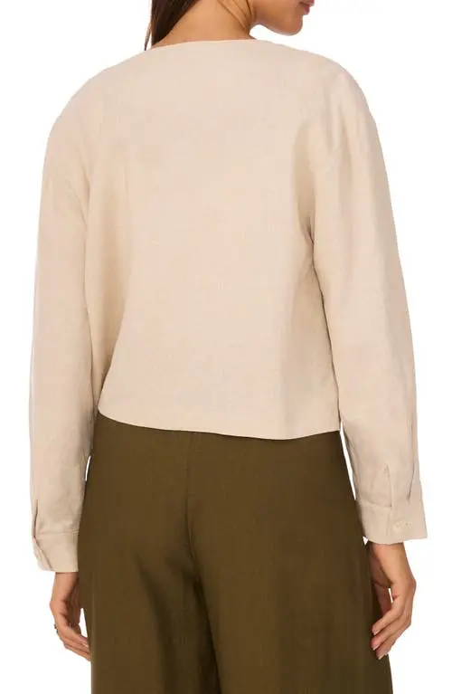 Vince Camuto Collarless Cropped Jacket