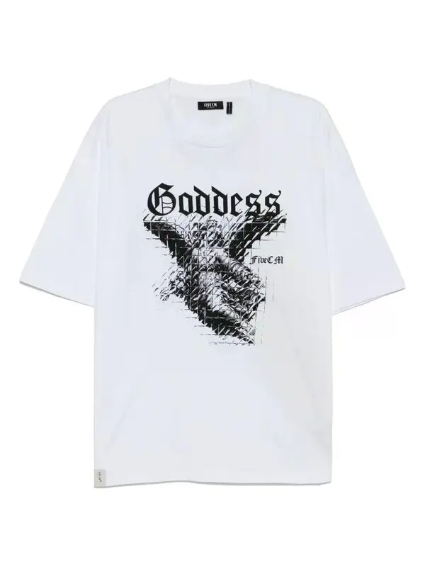 FIVE CM Graphic-print T-shirt - White