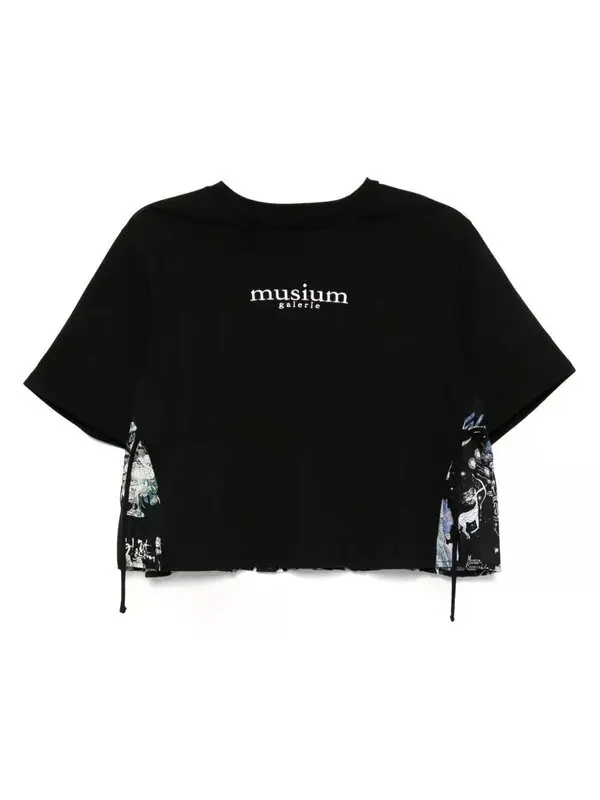 MUSIUM DIV. Logo-embroidered T-shirt