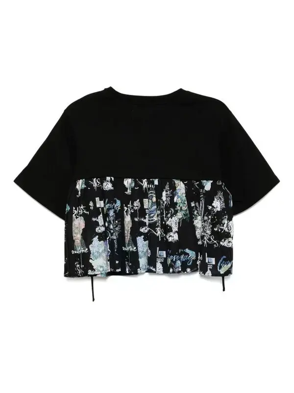 MUSIUM DIV. Logo-embroidered T-shirt