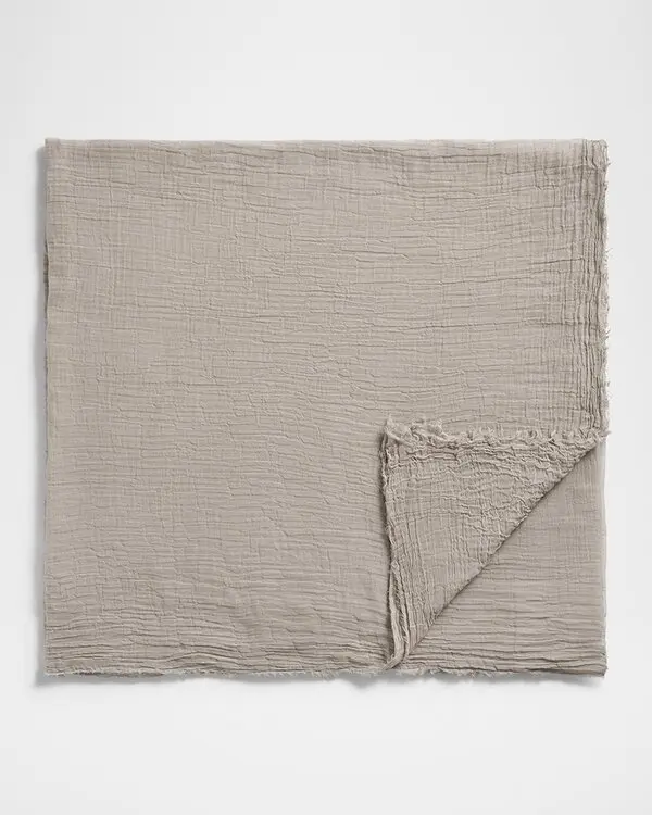 TOTEME Organic Cotton Crinkled Scarf - Desert