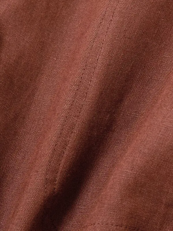 ERES L'intemporel Correct Linen Shorts - Brown
