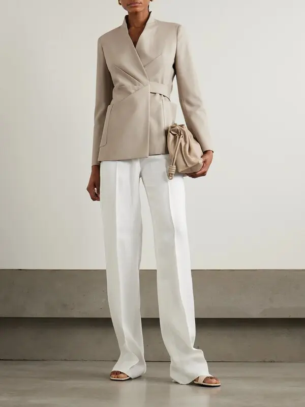Max Mara Nereo Wool-blend Blazer - Neutrals