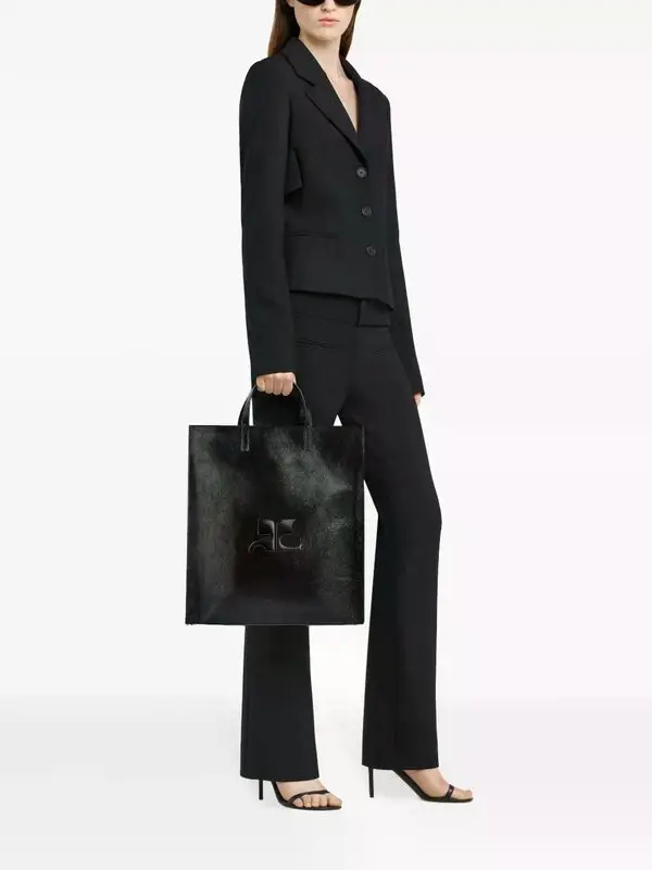 COURREGES Naplack Tote Bag
