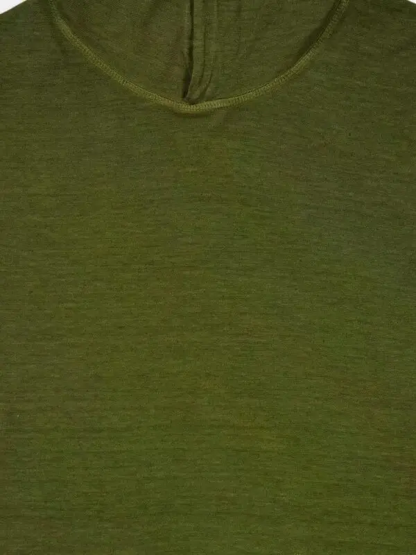 120% Lino Linen-blend Hoodie - Green