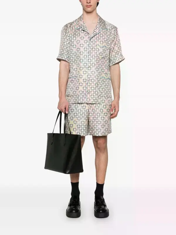 Givenchy Logo-print Shorts - Neutrals